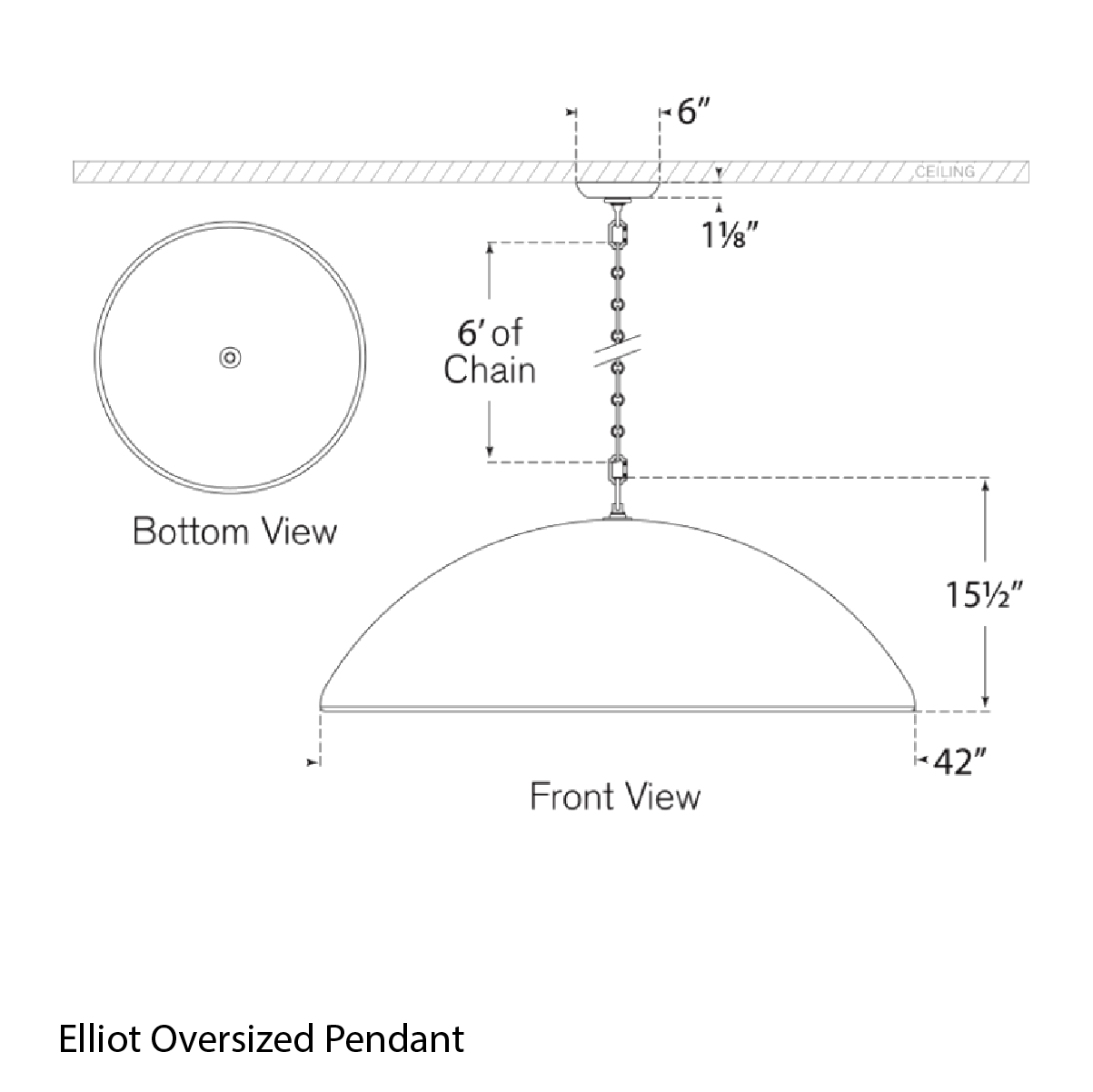 Elliot Pendant – Acres Market & Interiors