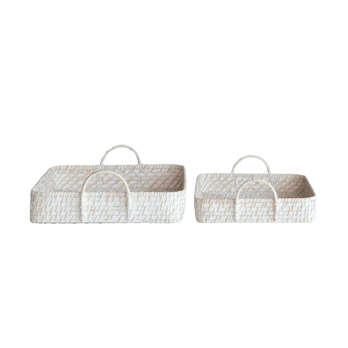 Willow Bamboo Basket Trays – Acres Market & Interiors