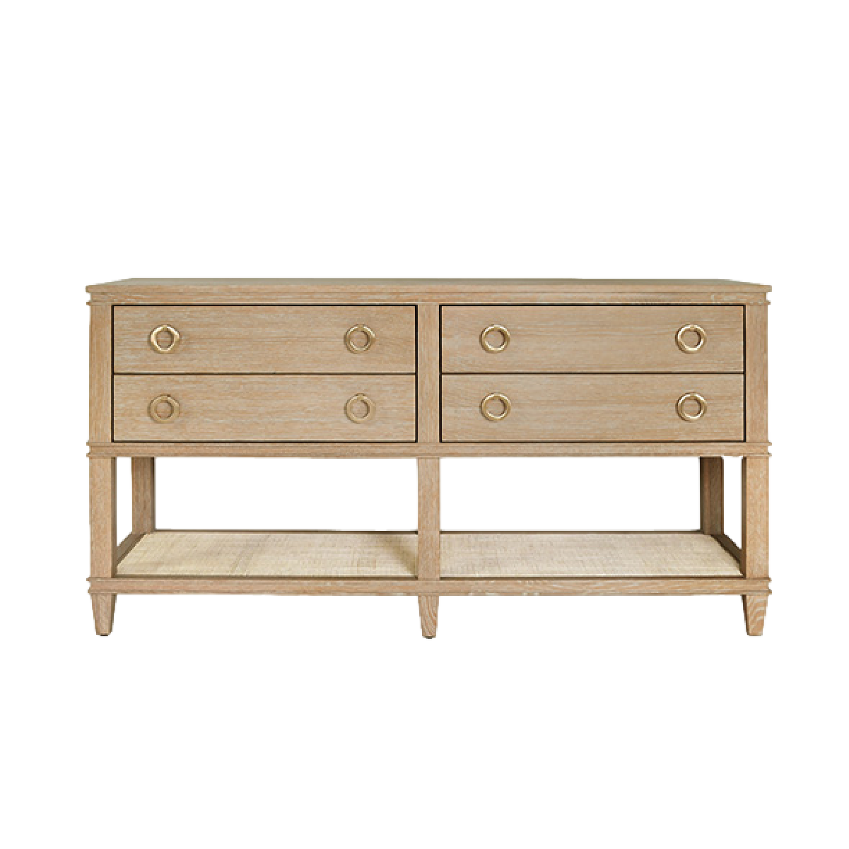 Brady Console - Cerused Oak – Acres Market & Interiors
